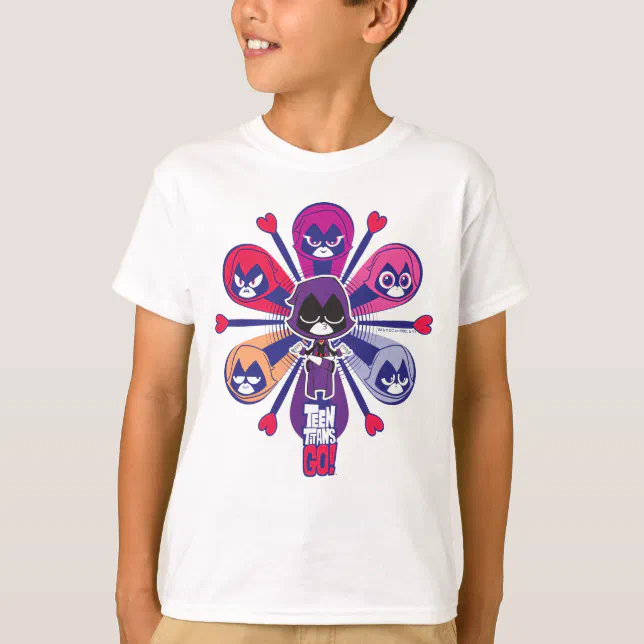 Teen Titans Go! | Raven's Emoticlones T-Shirt | Zazzle