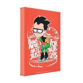 Teen Titans Go! | Robin Booty Scooty Buns Canvas Print | Zazzle