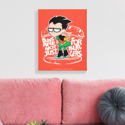 Teen Titans Go! | Robin Booty Scooty Buns Canvas Print | Zazzle