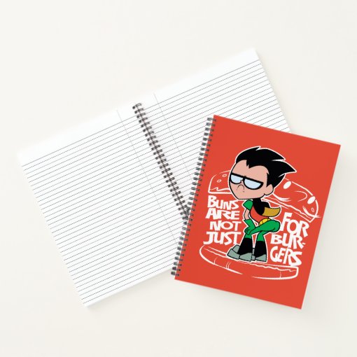 Teen Titans Go! | Robin Booty Scooty Buns Notebook | Zazzle