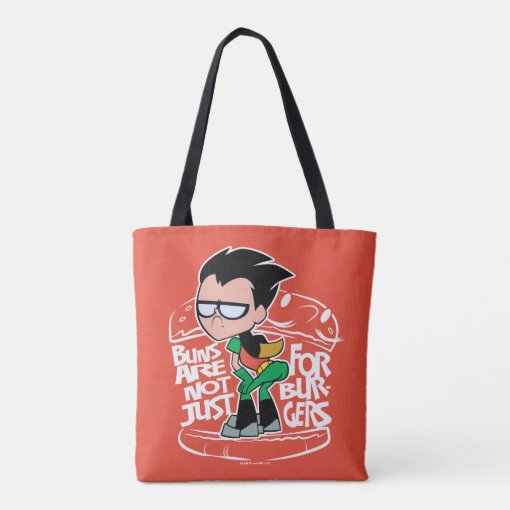 Teen Titans Go! | Robin Booty Scooty Buns Tote Bag | Zazzle