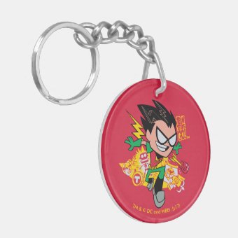 Teen Titans Go! | Robin's Arsenal Graphic Keychain | Zazzle
