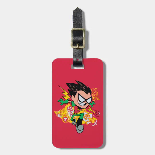 Teen Titans Go! | Robin's Arsenal Graphic Luggage Tag | Zazzle