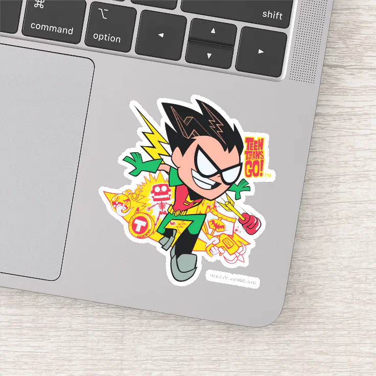 Teen Titans Go! | Robin's Arsenal Graphic Sticker | Zazzle