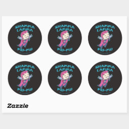 Teen Titans Go! | Starfire "Shamma Lamma Mu-Mu" Classic Round Sticker ...
