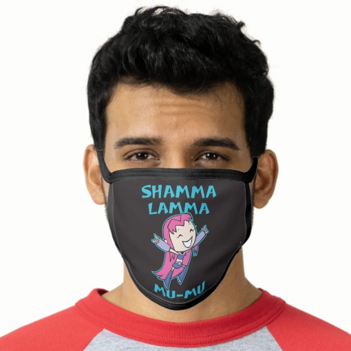 Teen Titans Go! | Starfire "Shamma Lamma Mu-Mu" Face Mask | Zazzle