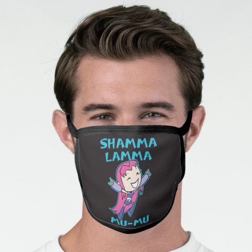 Teen Titans Go! | Starfire "Shamma Lamma Mu-Mu" Face Mask | Zazzle