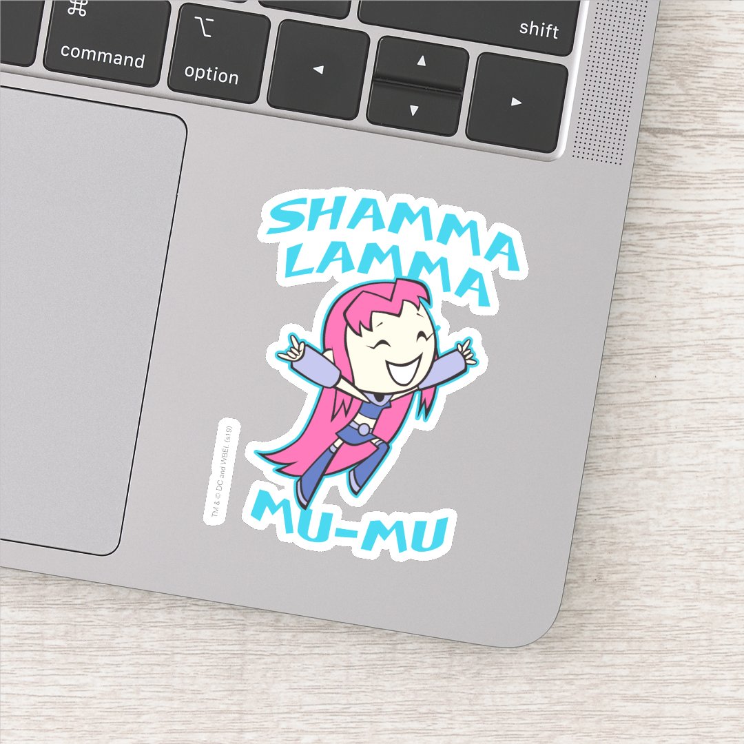 Teen Titans Go! | Starfire "Shamma Lamma Mu-Mu" Sticker | Zazzle