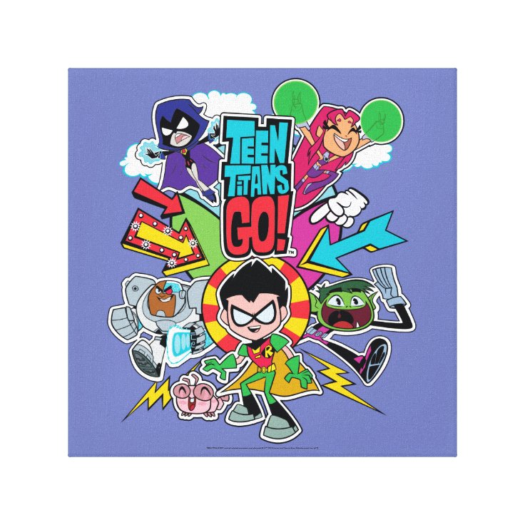 Teen Titans Go! | Team Arrow Graphic Canvas Print | Zazzle