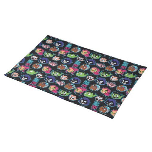 Teen Titans Go! | Titans Head Pattern Placemat | Zazzle
