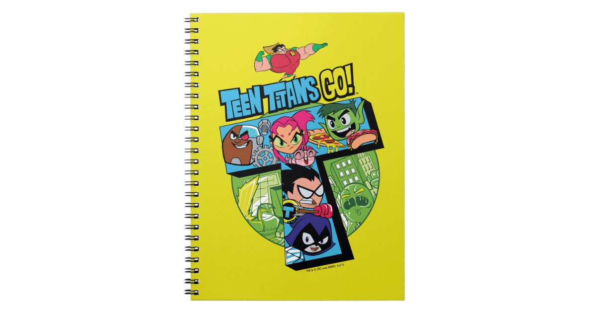 Teen Titans Go! | Titans Tower Collage Notebook | Zazzle
