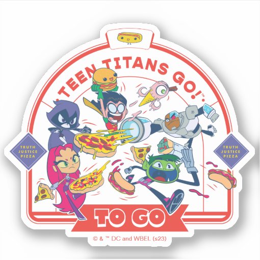 Teen Titans Go! To Go Sticker | Zazzle