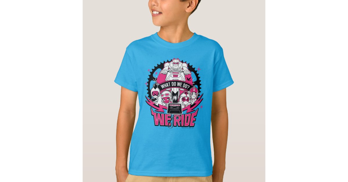 Teen Titans Go! | "We Ride" Retro Moto Graphic T-Shirt | Zazzle