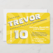 Teen/Tween Graffiti Wall Birthday Boy Party Invitation | Zazzle