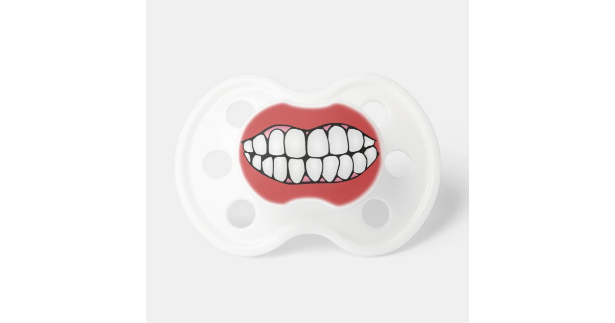 Teeth Pacifier | Zazzle