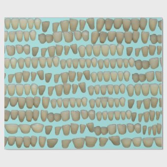Teeth rotten teeth Dentist Dentistry Orthodontist Wrapping Paper | Zazzle