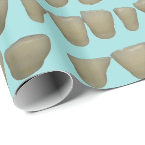 Teeth rotten teeth Dentist Dentistry Orthodontist Wrapping Paper | Zazzle