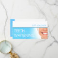 Teeth Whitening Gift Voucher Wedding Gift Dental Thank You Card | Zazzle