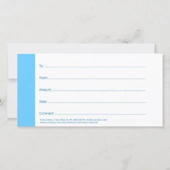 Teeth Whitening Gift Voucher Wedding Gift Dental Thank You Card | Zazzle