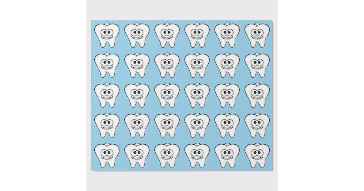 Teeth Wrapping Paper | Zazzle