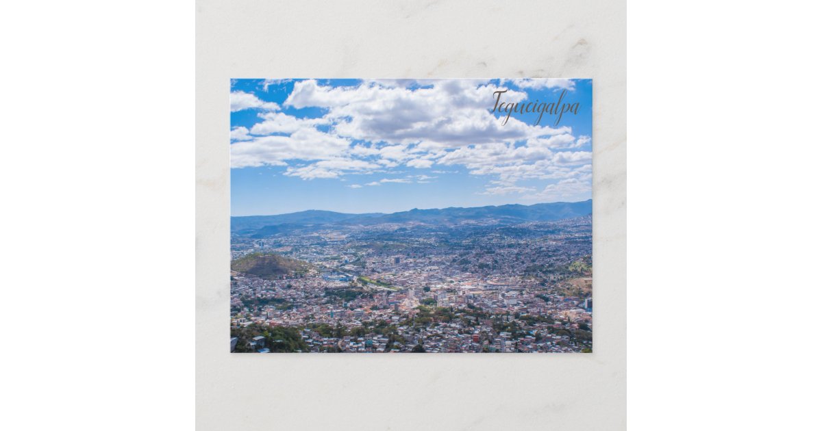 Tegucigalpa, Honduras Cityscape Postcard | Zazzle