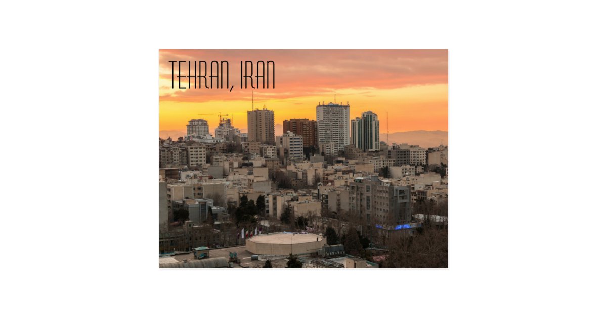Tehran, Iran Postcard | Zazzle.com