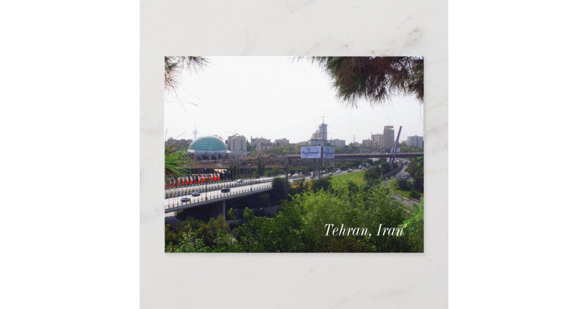 Tehran View Postcard | Zazzle