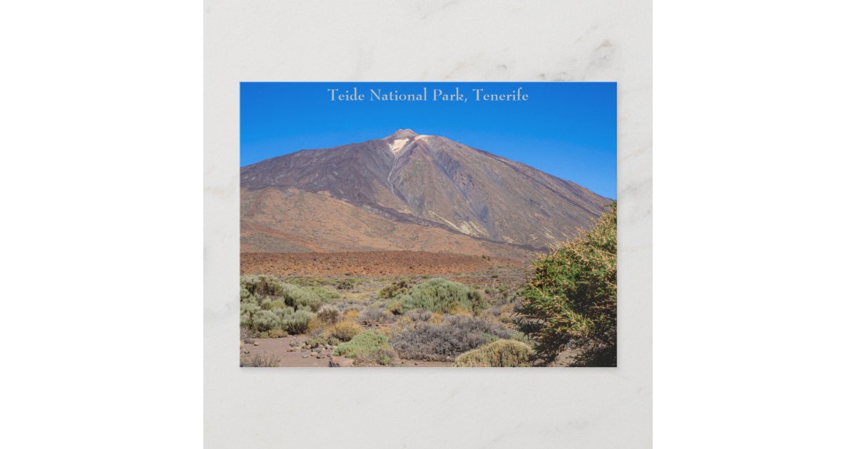 Teide National Park, Tenerife Postcard | Zazzle