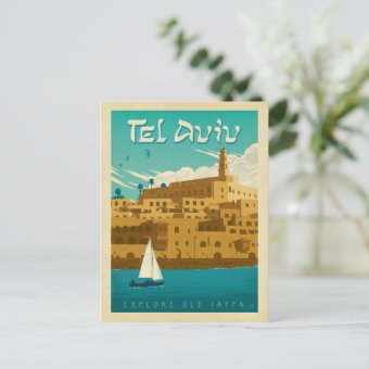 Tel Aviv, Israel Postcard | Zazzle