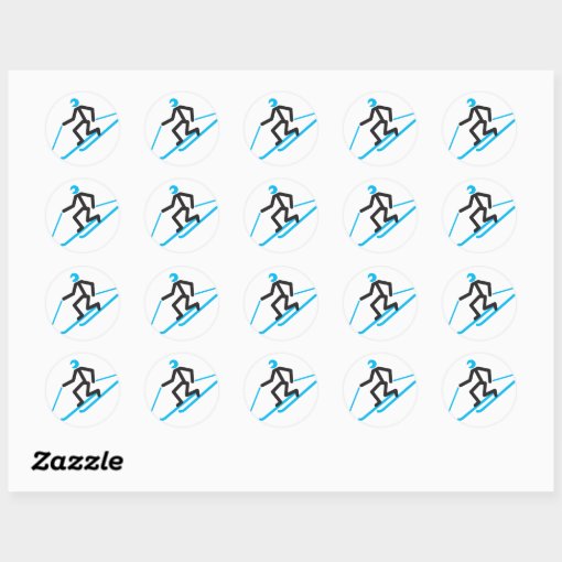 Tele Stick Man Sticker | Zazzle