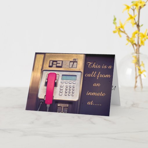 Telephone Call Card | Zazzle