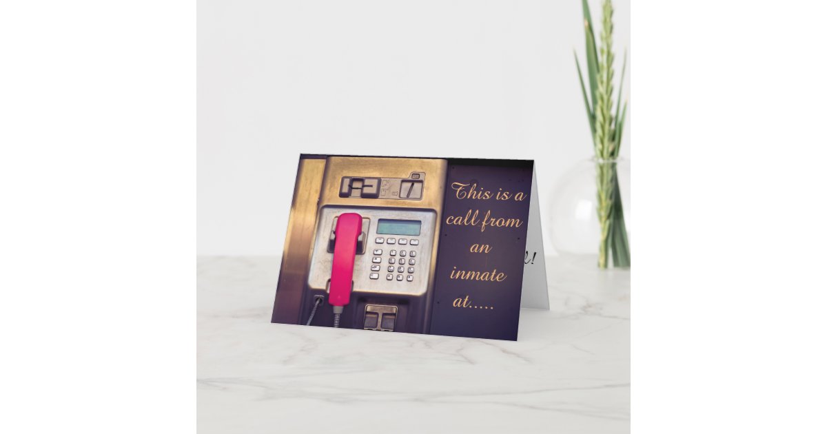 Telephone Call Card | Zazzle