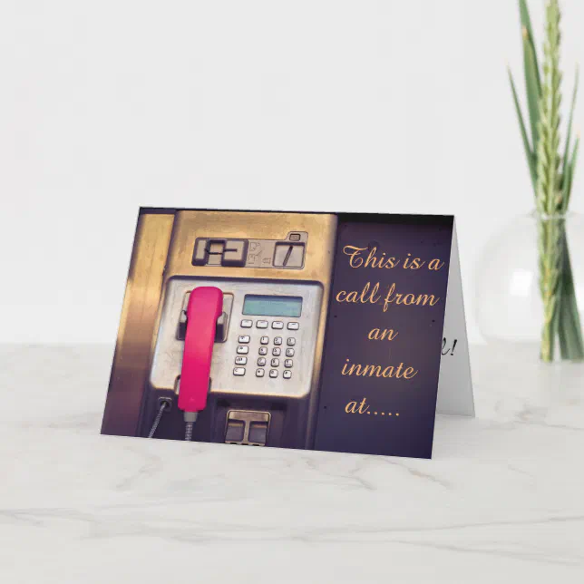 Telephone Call Card | Zazzle