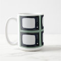 Television Old Classic Retro TV Pattern Coffee Mug | Zazzle