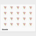 Tempe Arizona Mid Century, Pop Art, Classic Round Sticker | Zazzle