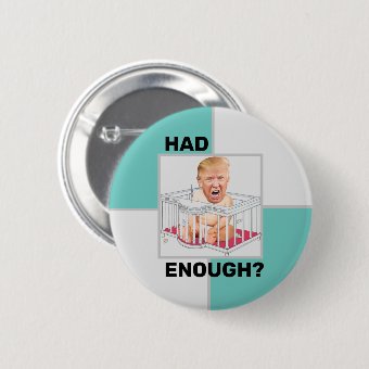 Temper Tantrum Trump Button | Zazzle