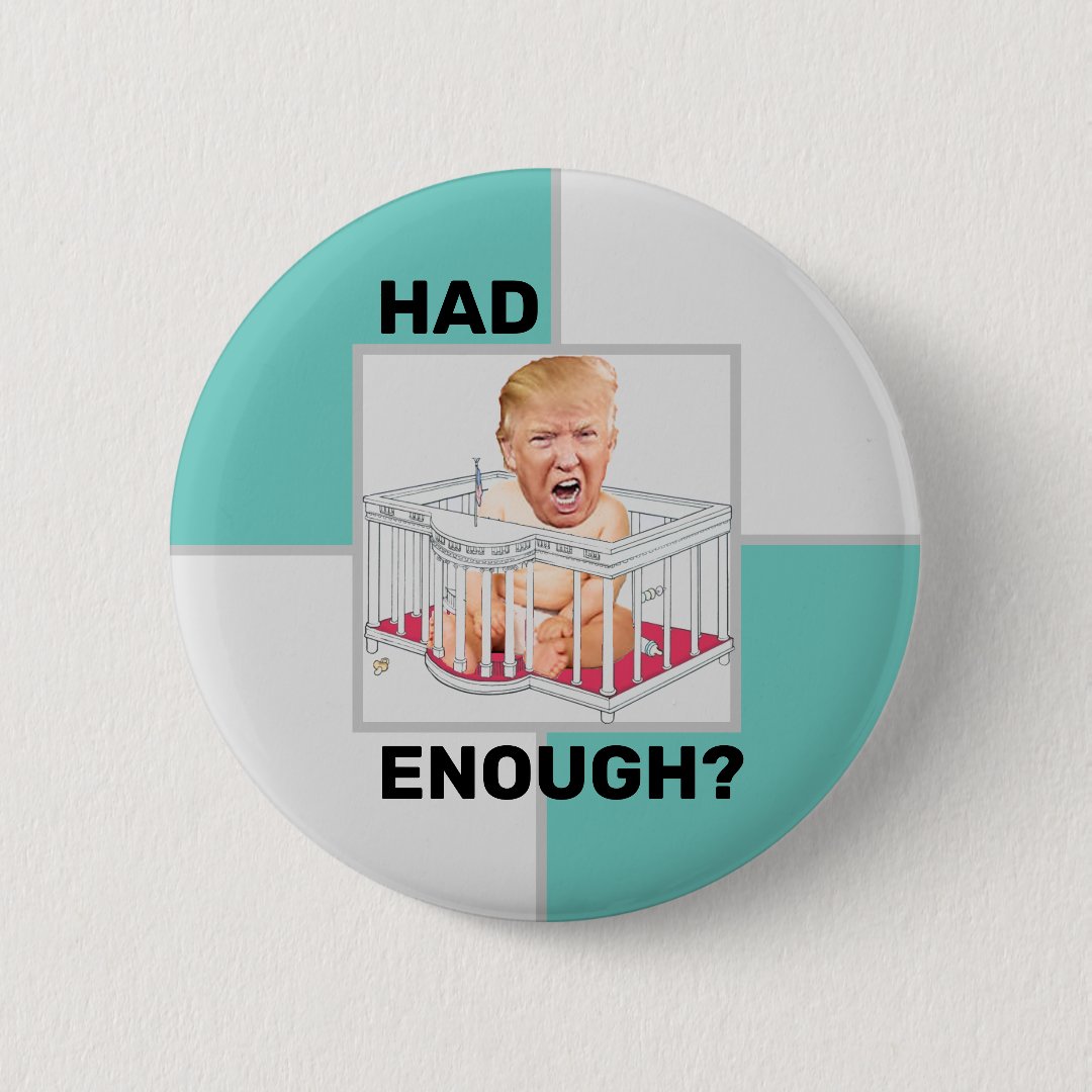 Temper Tantrum Trump Button | Zazzle