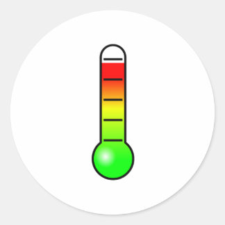 Thermometer Stickers | Zazzle