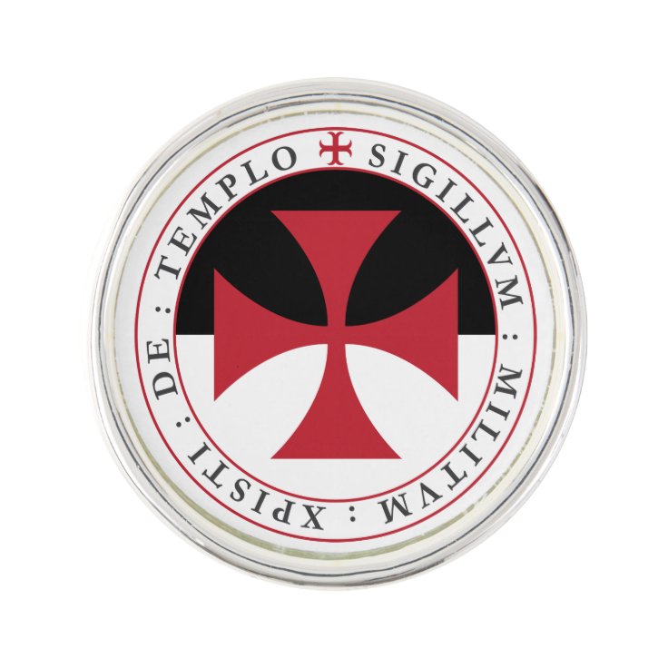 Templar Cross Lapel Pin | Zazzle