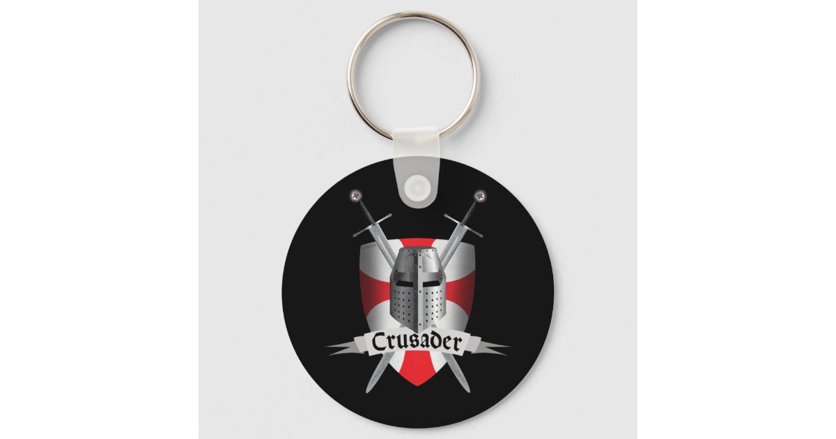 Templar - Crusader Arms Keychain | Zazzle