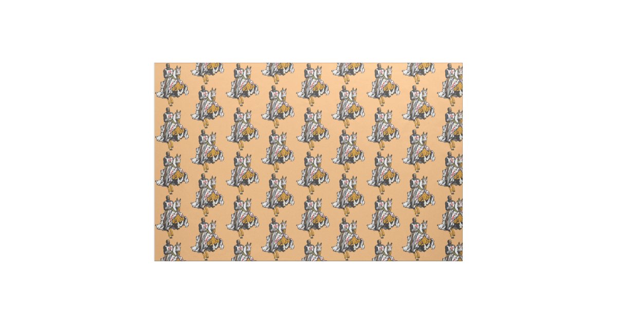 Templar knight fabric | Zazzle