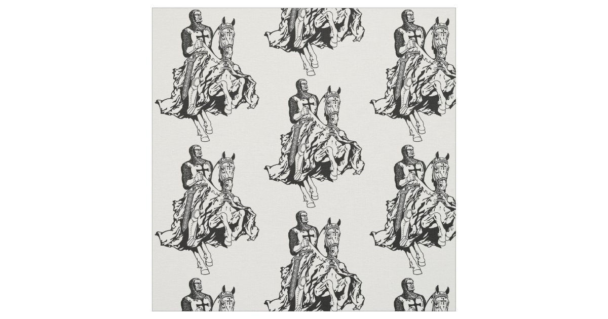 Templar knight fabric | Zazzle.com