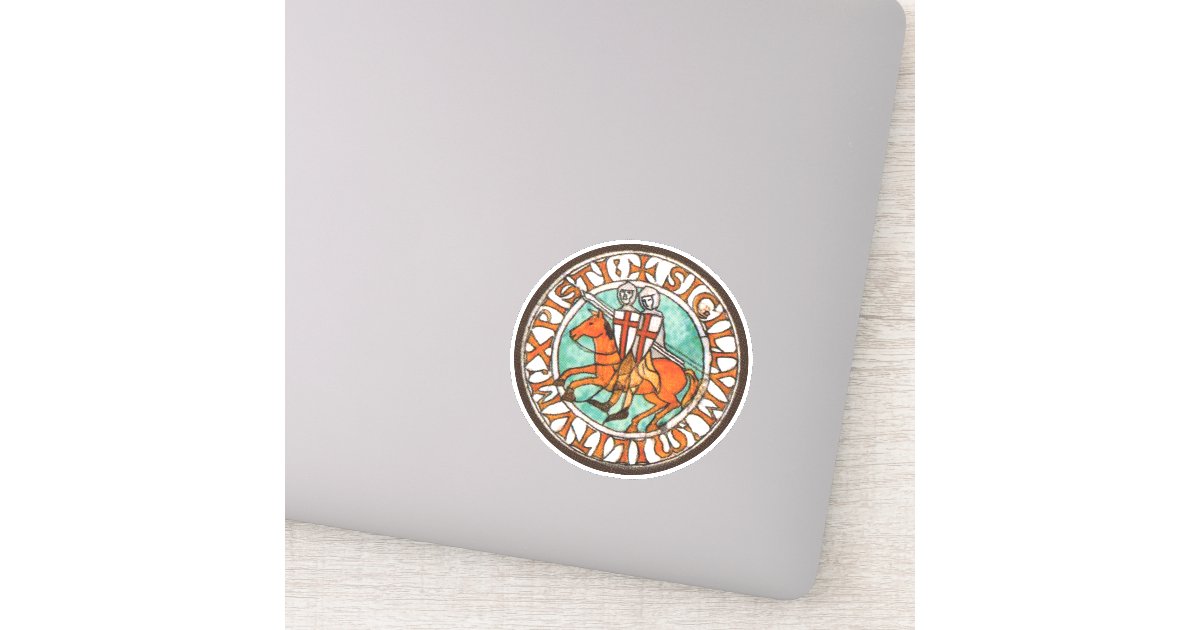 Templar Seal Sticker | Zazzle