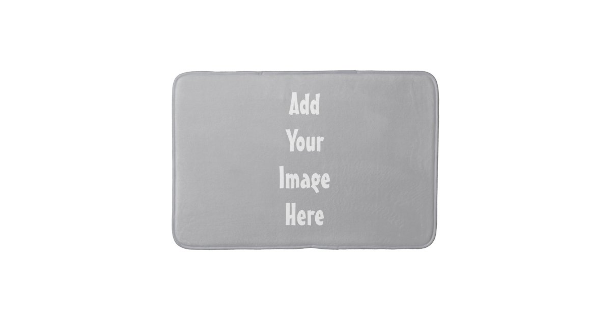 template bathroom mat | Zazzle