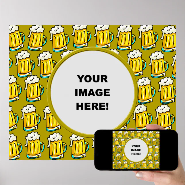Template, Beer Border Poster | Zazzle