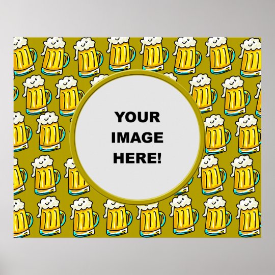 Template, Beer Border Poster | Zazzle.com