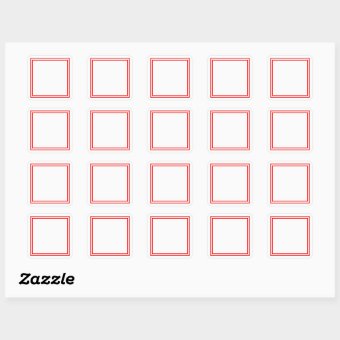 Template Blank .. Add your image text here Square Sticker | Zazzle