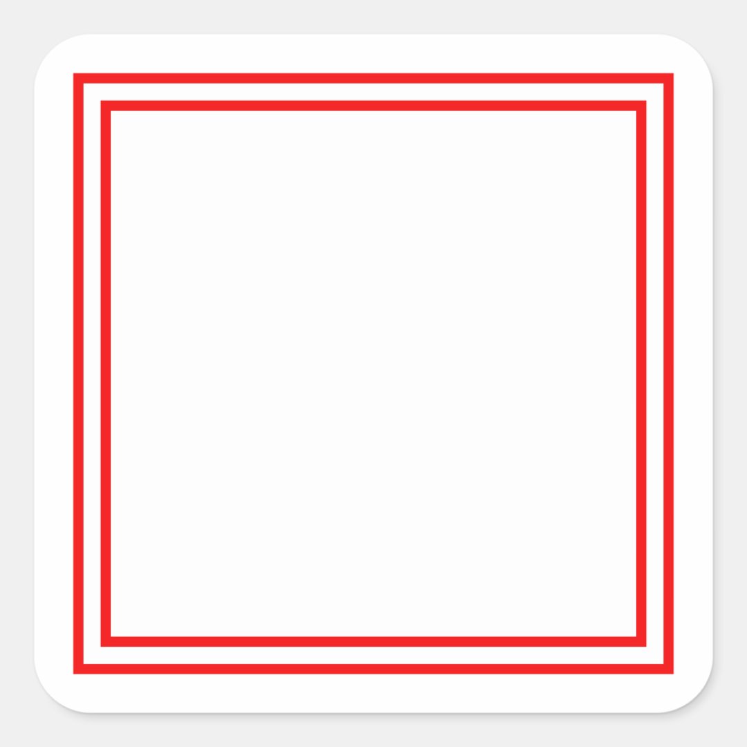 Template Blank .. Add your image text here Square Sticker | Zazzle