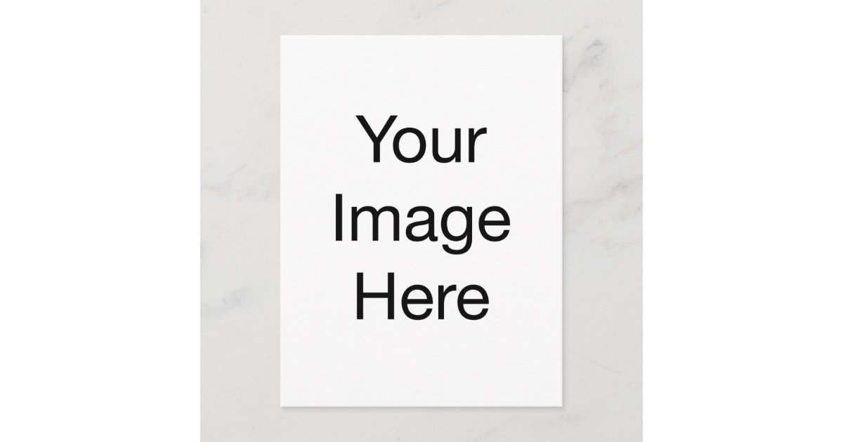 Template blank easy add TEXT PHOTO JPG IMAGE FUN Postcard | Zazzle