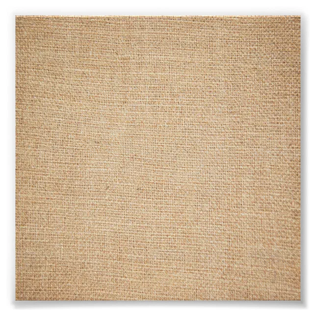 Template - Burlap Background Photo Print | Zazzle